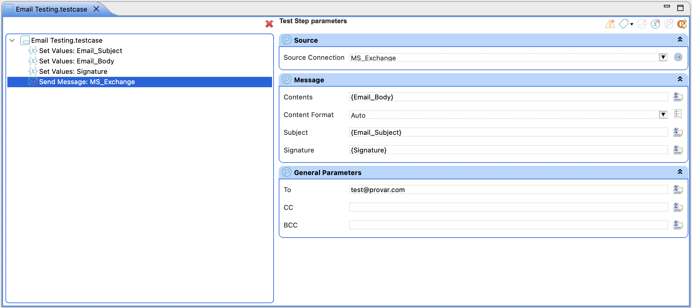 OAuth 2.0 Microsoft Exchange Email Connection | Provar Documentation